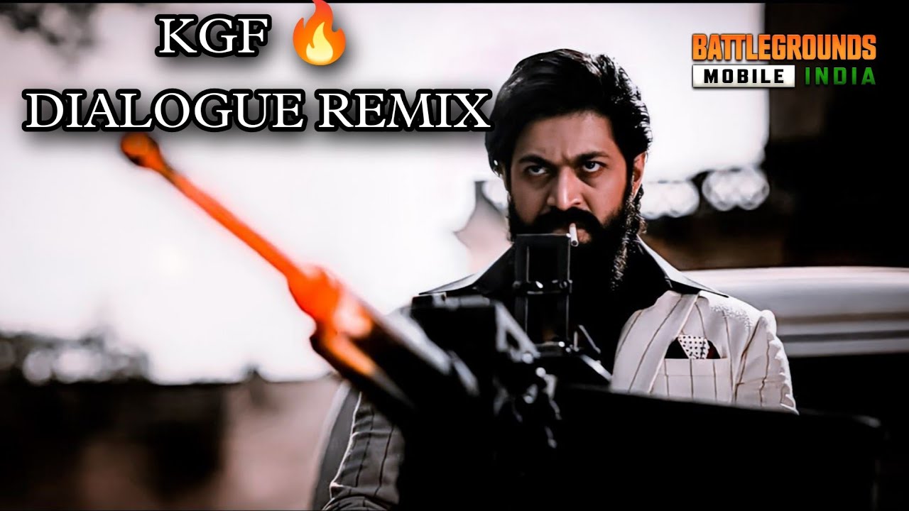 KGF 🔥 | dialogue remix bgmi montage ️ | 5 finger gameplay ⚡ #kgf ...