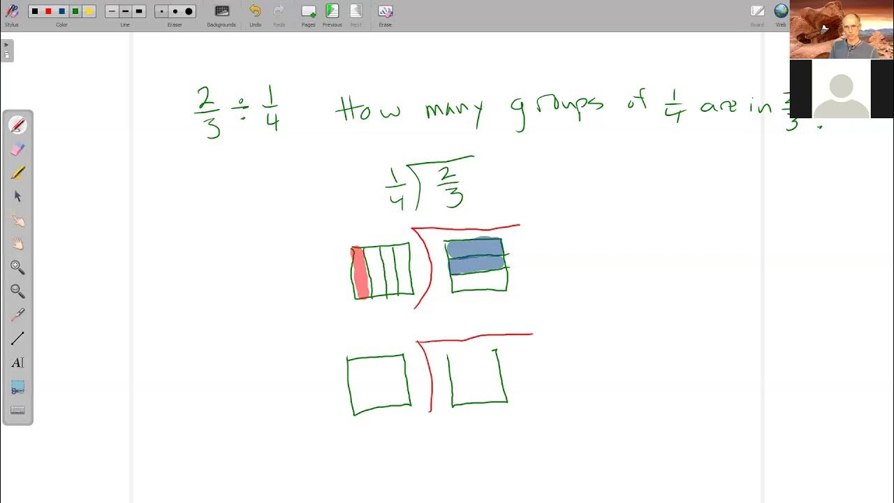 MfEST 2 Section 5.3 More Modeling Division of Fractions - YouTube