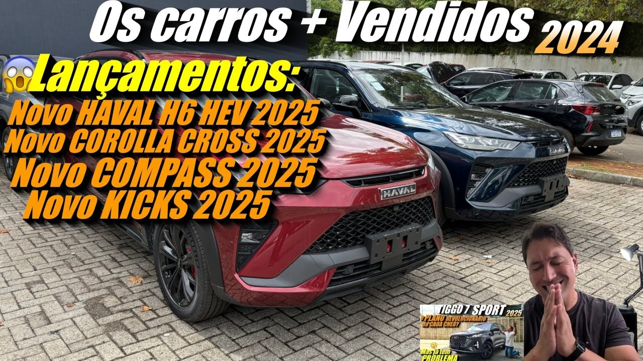 Lançamentos JEEP COMPASS 2025, Novo COROLLA CROSS 2025, TIGGO 7 SPORT ...