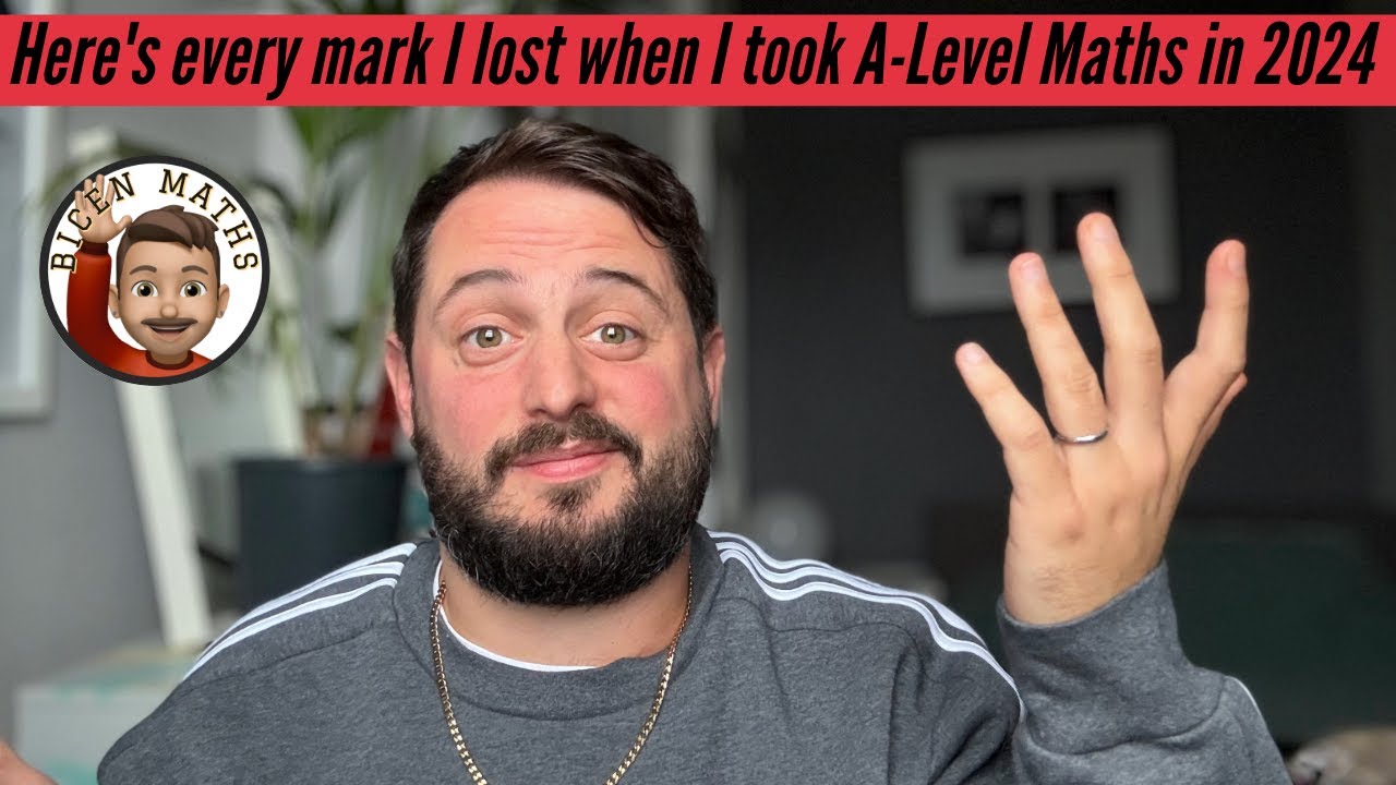 Showing you every mark I lost when I took A-Level Maths in 2024 - YouTube