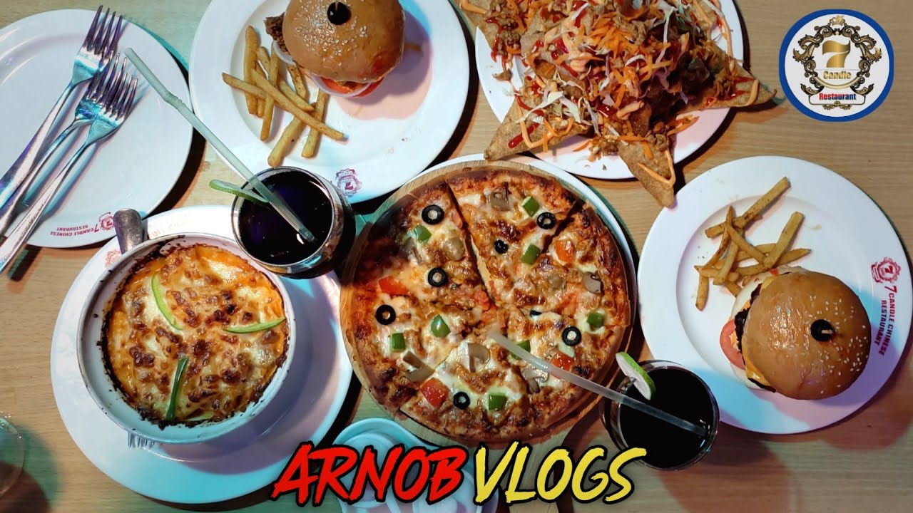 Good Food Or Just Good Interior? | 7 Candle Restaurant | Arnob Vlogs - YouTube