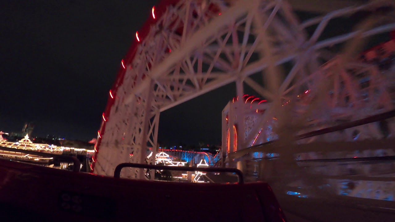 Incredicoaster at night 1st car POV HD by Disneyland Fan productions ...
