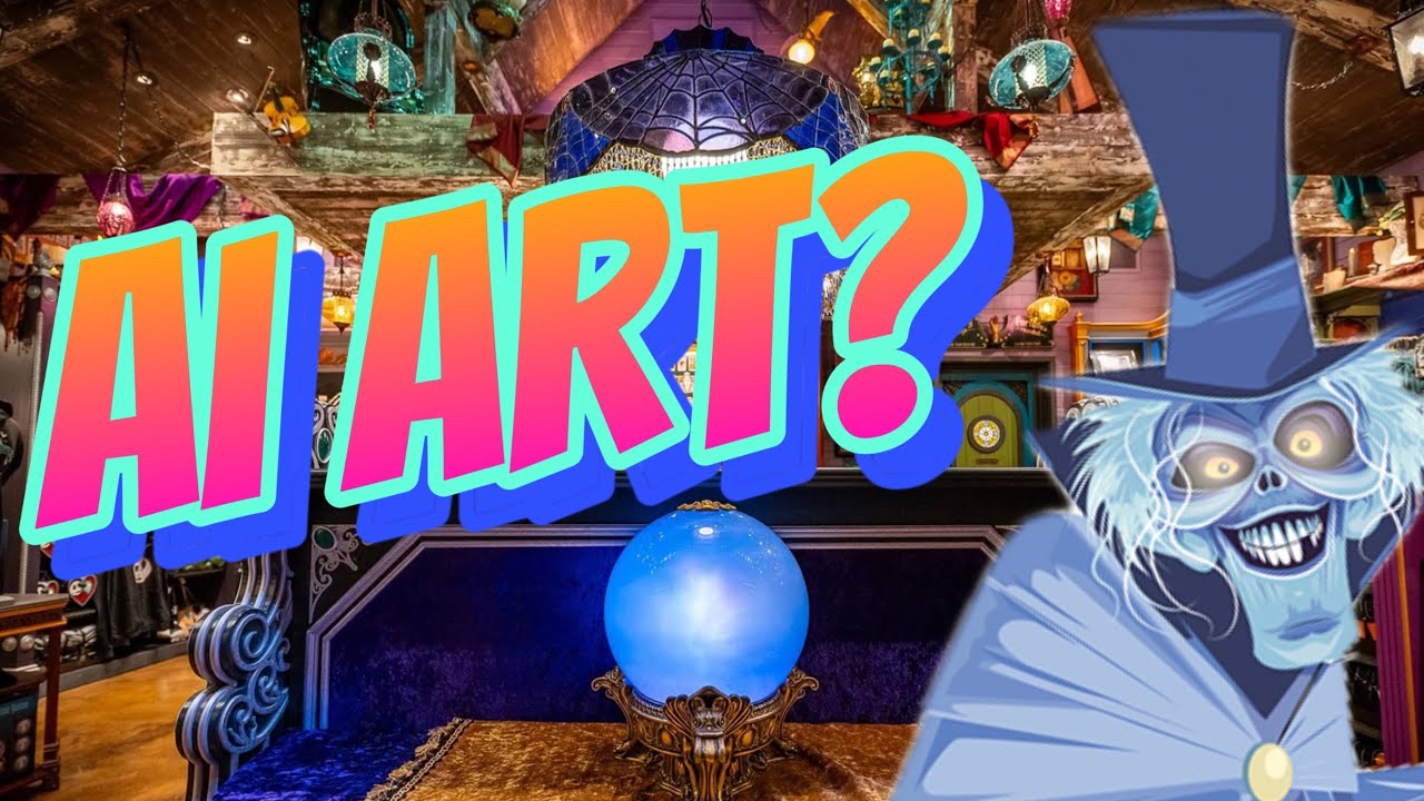 Haunted Mansion Gift Shop | AI ART? + Much Much More !! - YouTube
