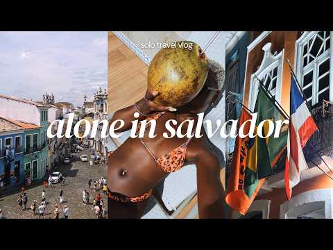 ALONE IN BRAZIL pt.2 | solo traveling salvador da bahia | afro-brazilian culture, food, markets, +