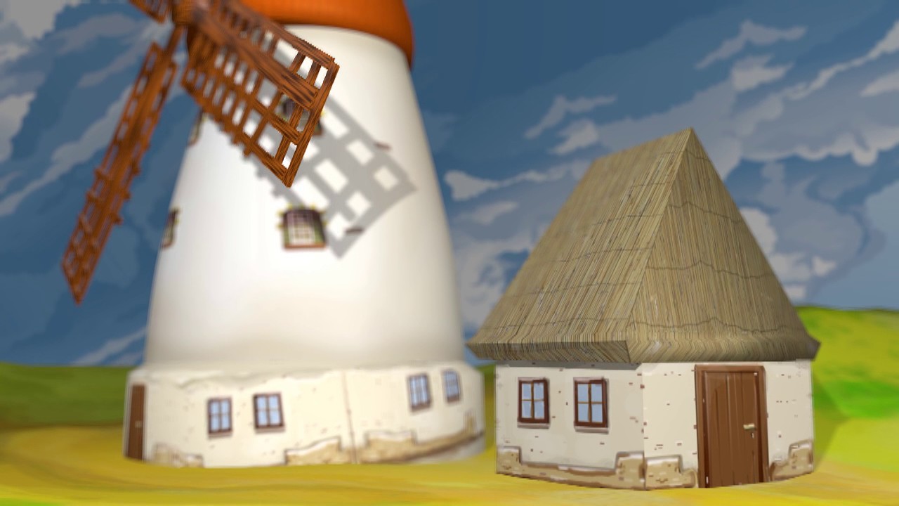 Cartoon Windmill Blender 3D - YouTube
