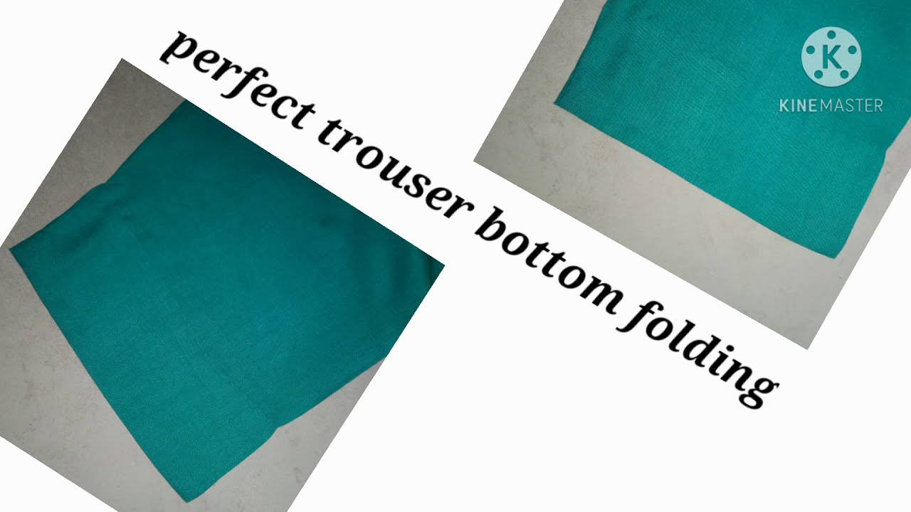 How to stitch and fold trouser perfect and easy method/Perfect trouser ...