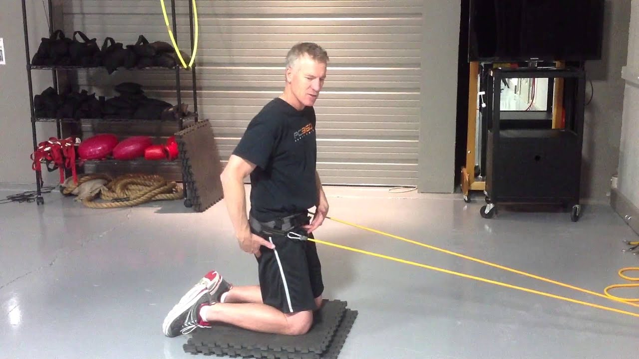 How to Reduce Back Pain for Golf - Exercise #2 (Resisted Pelvic ...