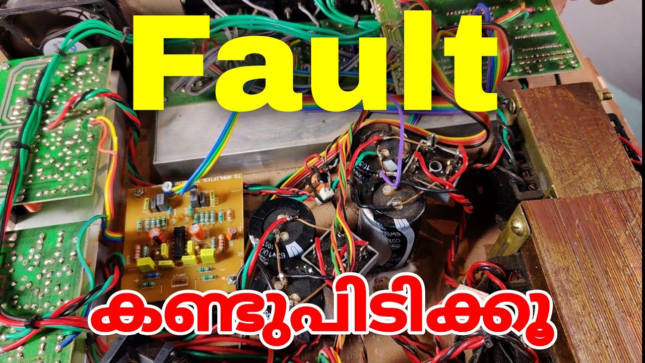 Locate the faulty component in this amplifer | Amplifer fault finding ...