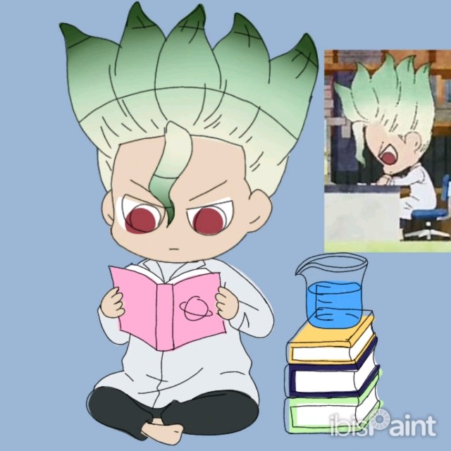dibujando a Senku chibi #fanart #dibujo #drstone #anime - YouTube