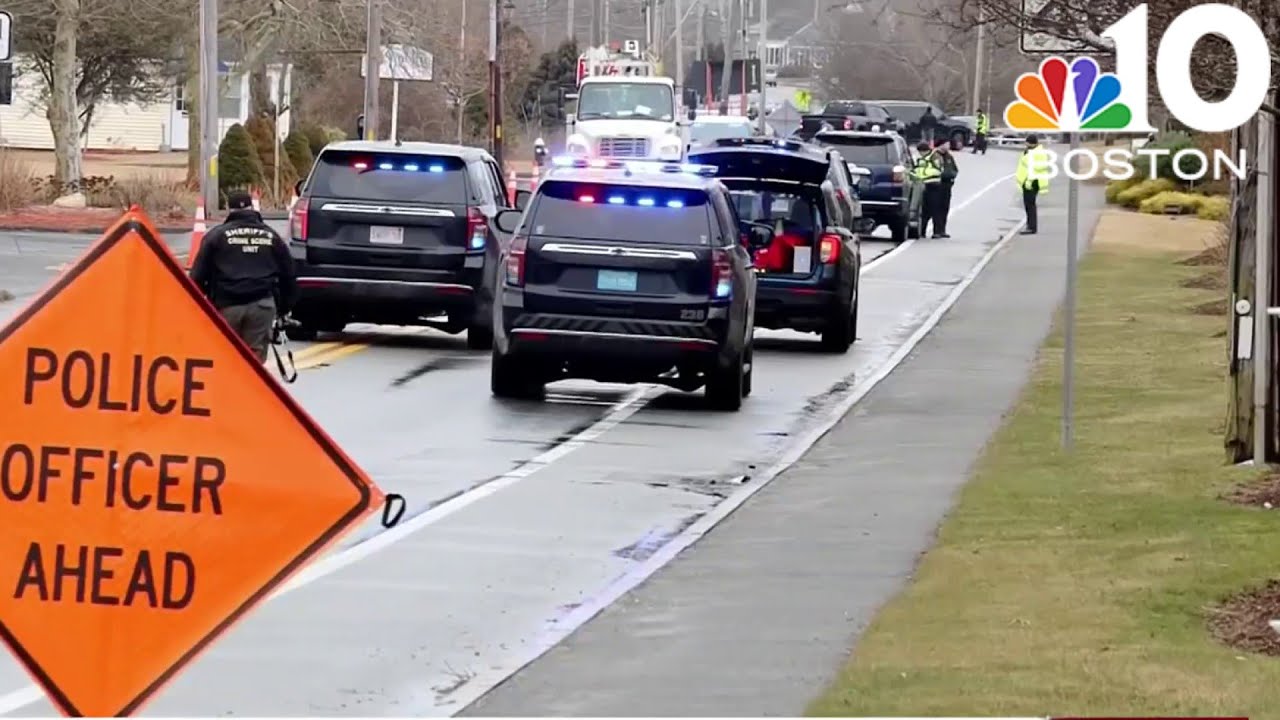 Driver charged after allegedly hitting cop on Cape Cod - YouTube
