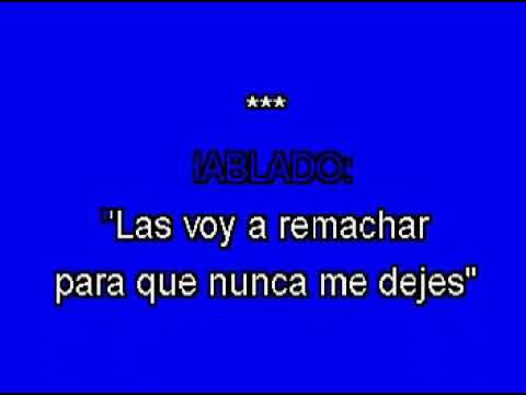 Karaoke Cerré las puertas de mi alma - Bronco