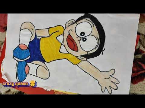 doremon Nobita pencil drawing/Nobita pencil sketch - YouTube