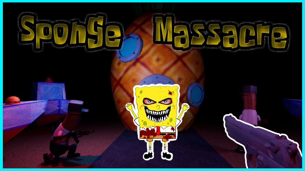 Sponge Massacre Playthrough Gameplay (Horror Game) - YouTube