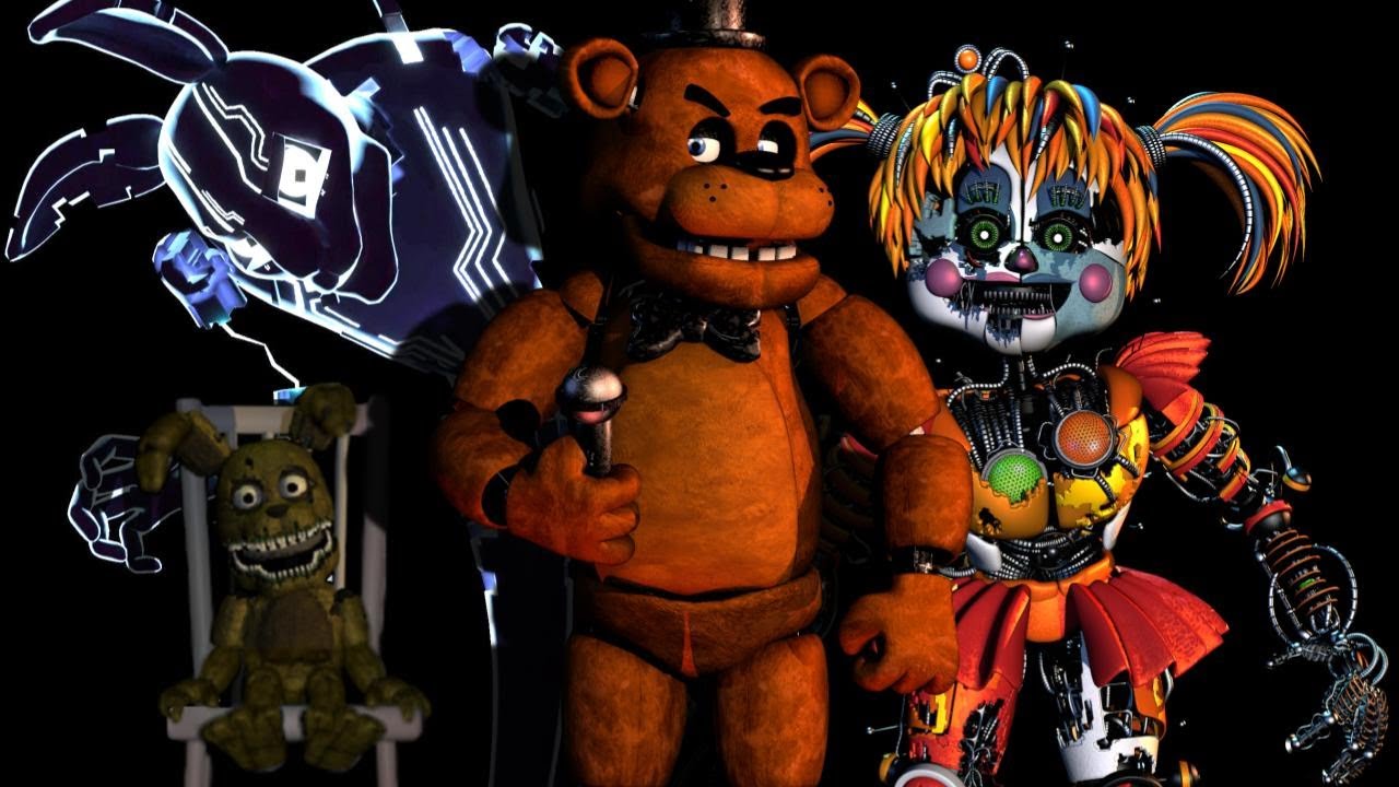 Random FNAF characters sing "LIke It or Not" - YouTube