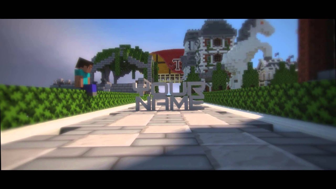 FREE MINECRAFT INTRO TEMPLATE (#8) - INTRO MACHINE - YouTube