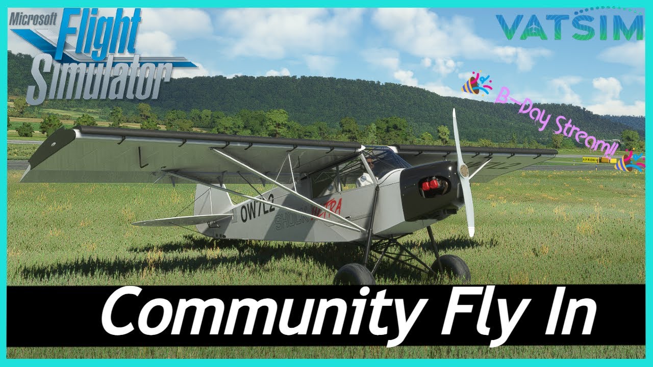 MSFS LIVE | Community Fly In!!! | 🎉Birthday Stream🎉 | KRVL | MSFS EAST ...