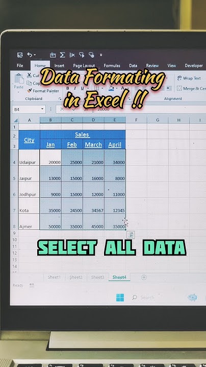 Data Formating in Excel #excel #exceltips #exceltricks #shorts #ytshorts #trendingsong - YouTube