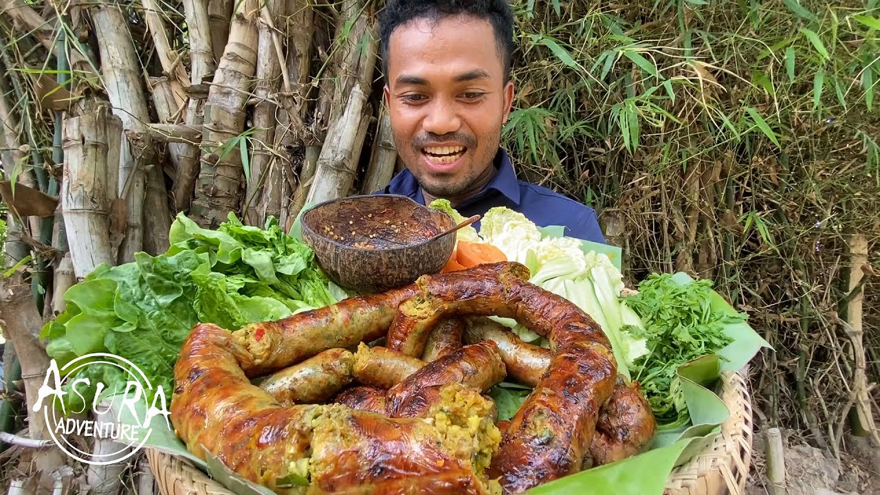 Tasty Pig Intestine Recipe | Khmer Food - YouTube