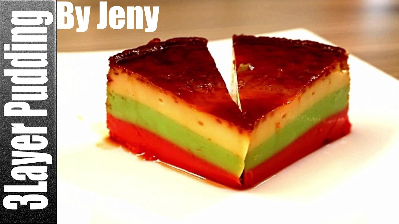 3 Layer Pudding | ৩ কালার পুডিং - YouTube