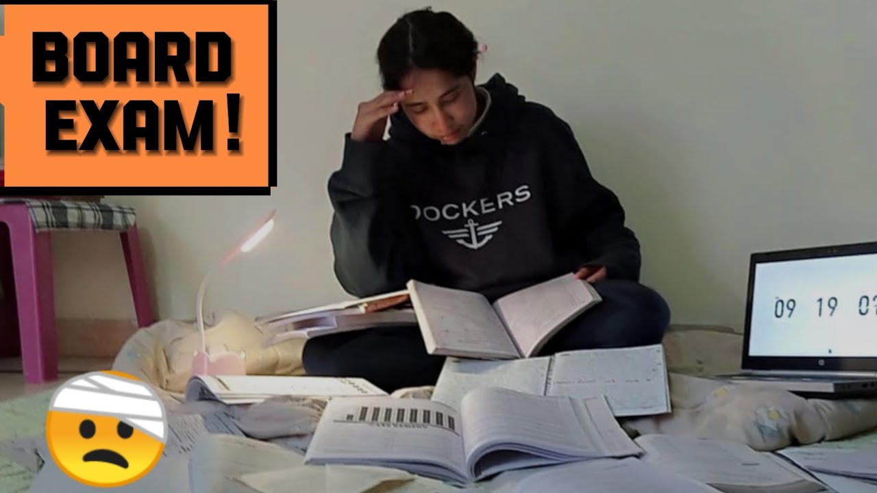 Board Exam Preparation vlog 🤕|Exam routine |Exam time| Motivation vlog ...