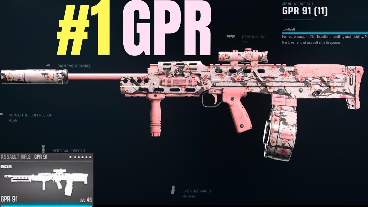 NEW GPR 91 LOADOUT is BROKEN in WARZONE! 😍 (Best GPR 91 Class Setup ...
