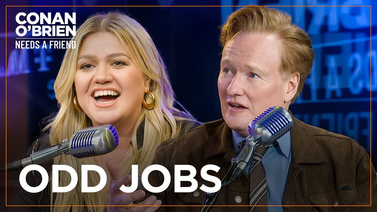 Kelly Clarkson Chased Dine & Dashers As A Waitress | Conan O'Brien ...