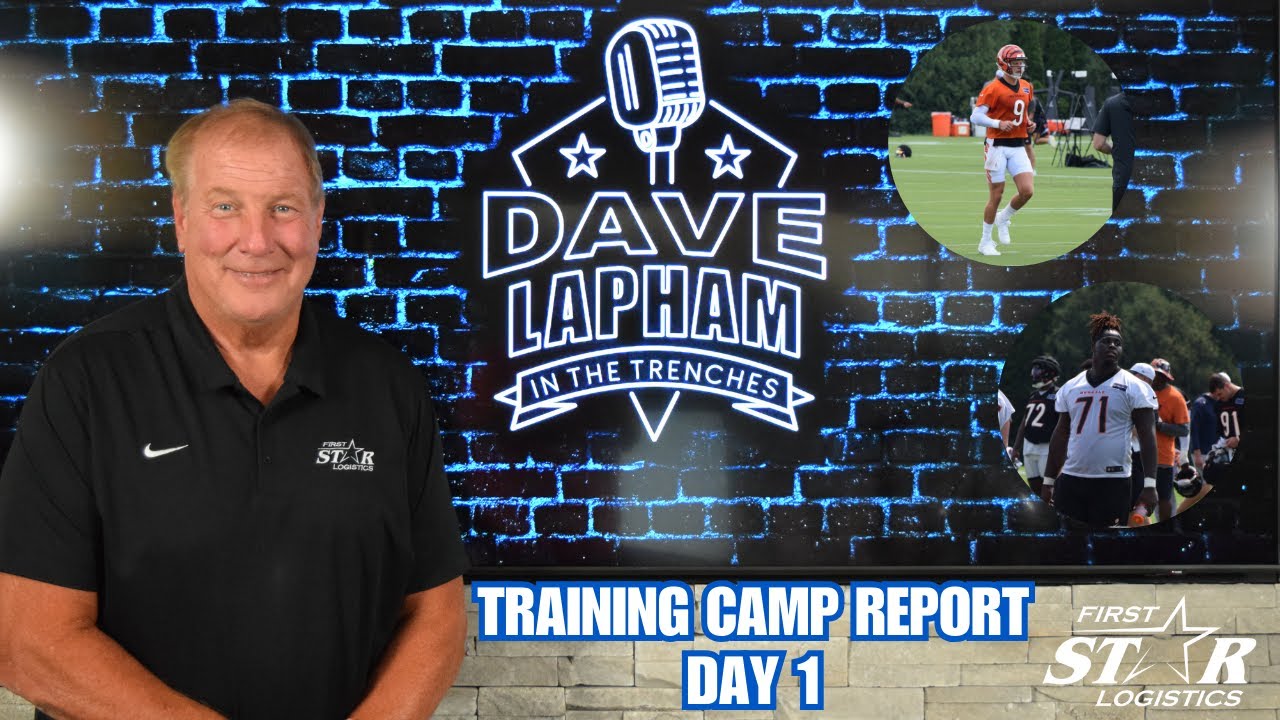 Dave Lapham On Day One Of Cincinnati Bengals Training Camp - Joe Burrow ...