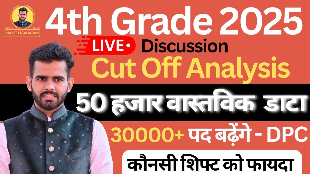 4th Grade Cut Off Analysis // 30000+ Post increase // 4th Grade Cut Off ...