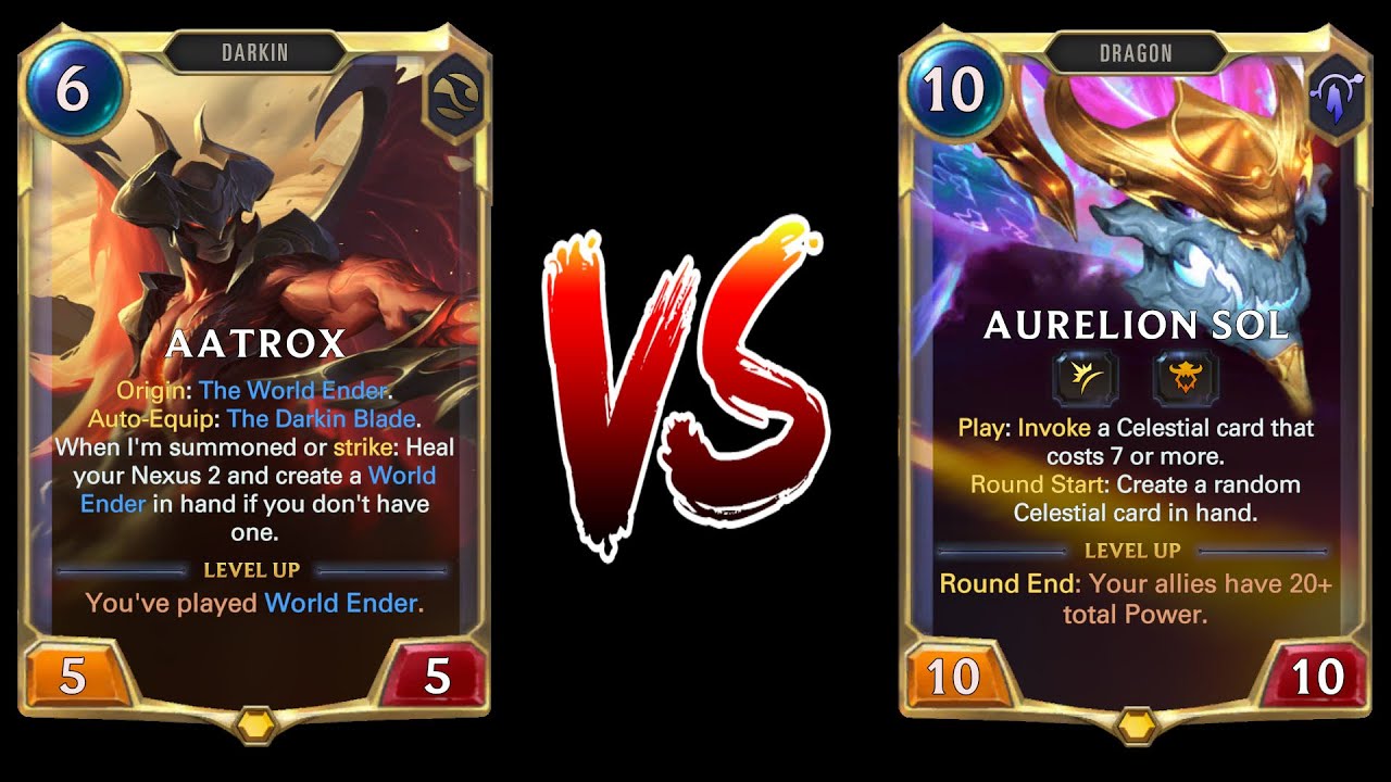 How To Beat Aurelion Sol With Aatrox | LoR - YouTube