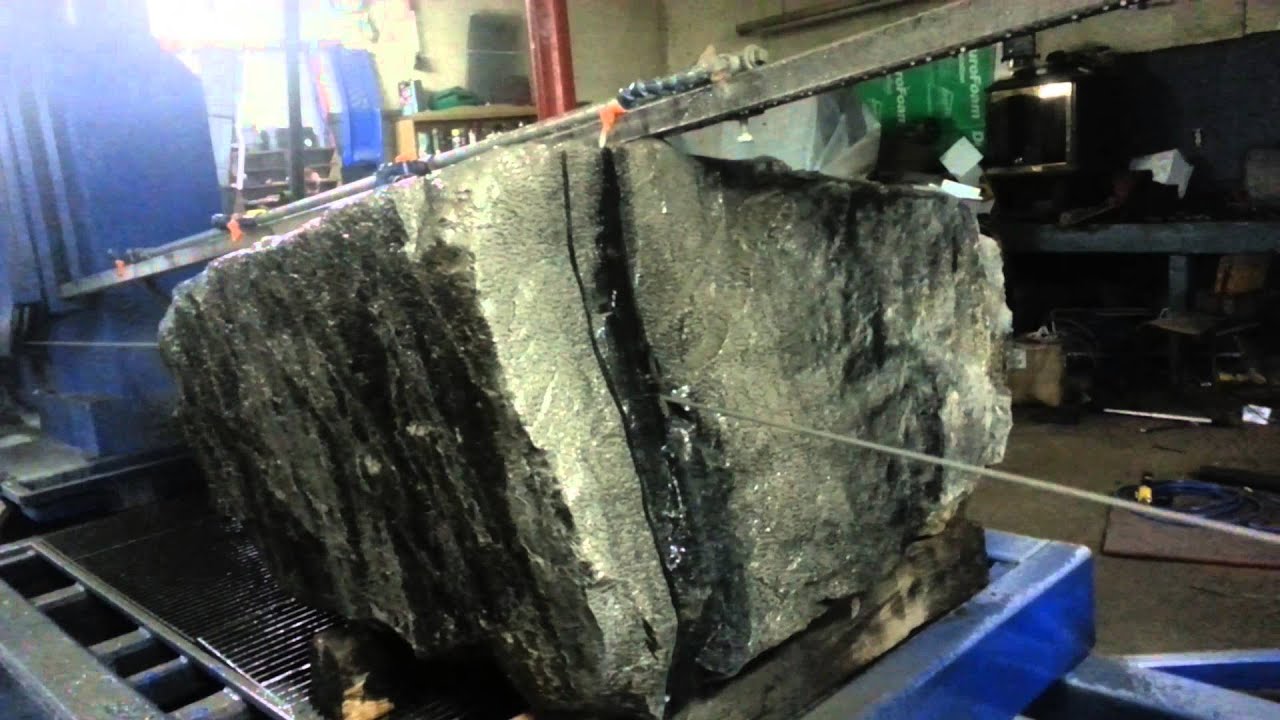 Diamond wire saw - YouTube