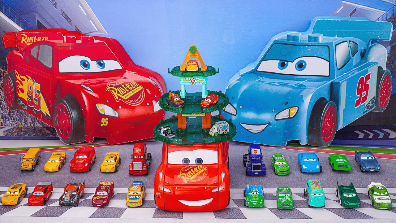 Disney Pixar Cars Unboxing Review | Disney Pixar Cars On-The-Go Flo's ...