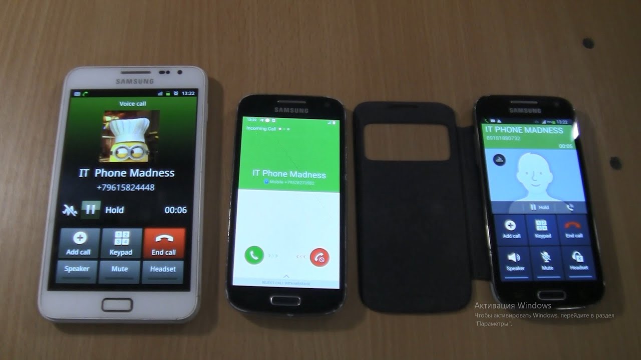 Incoming call&Outgoing call+fake incoming call at the Same Time Samsung ...