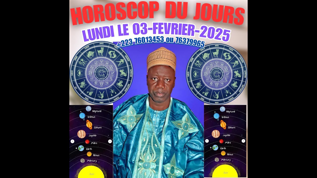 Horoscope du lundi 03-fevrier-2025 - YouTube