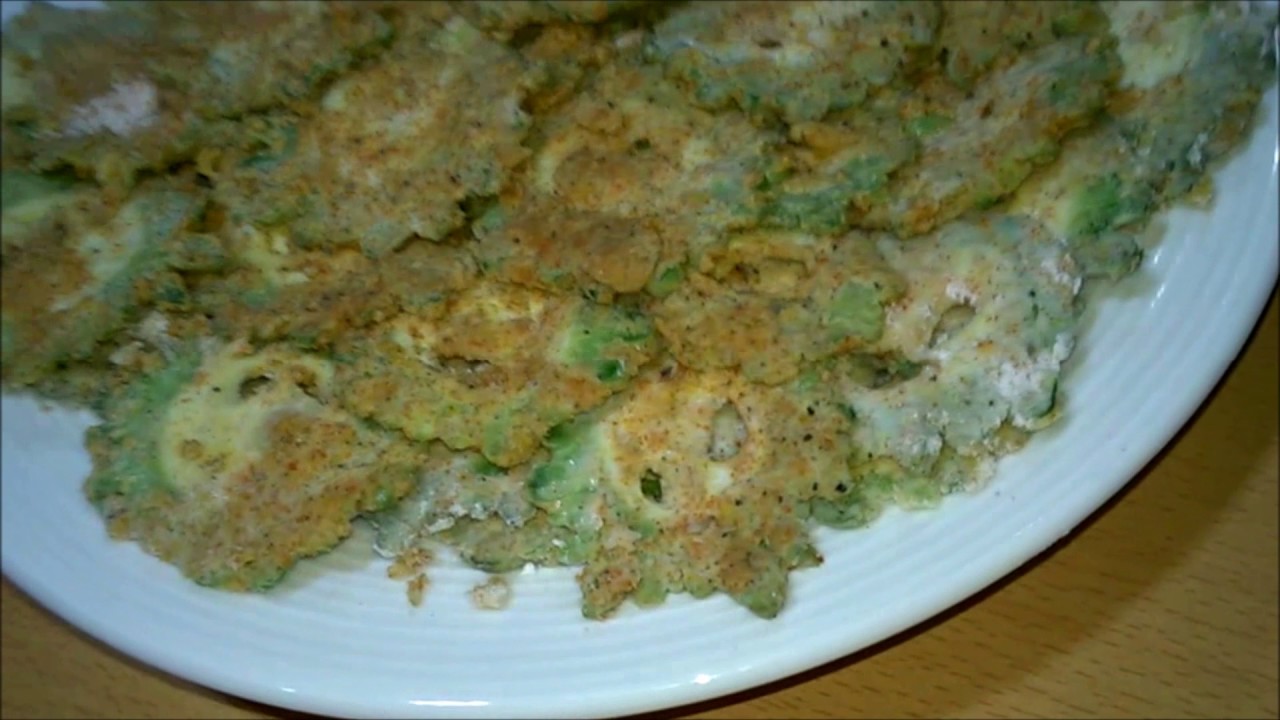 How to make bitter gourd crackers - very tasty - YouTube
