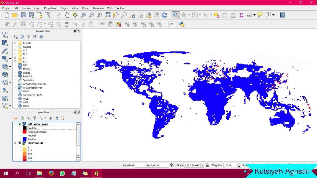 Basic raster styling and analysis - YouTube
