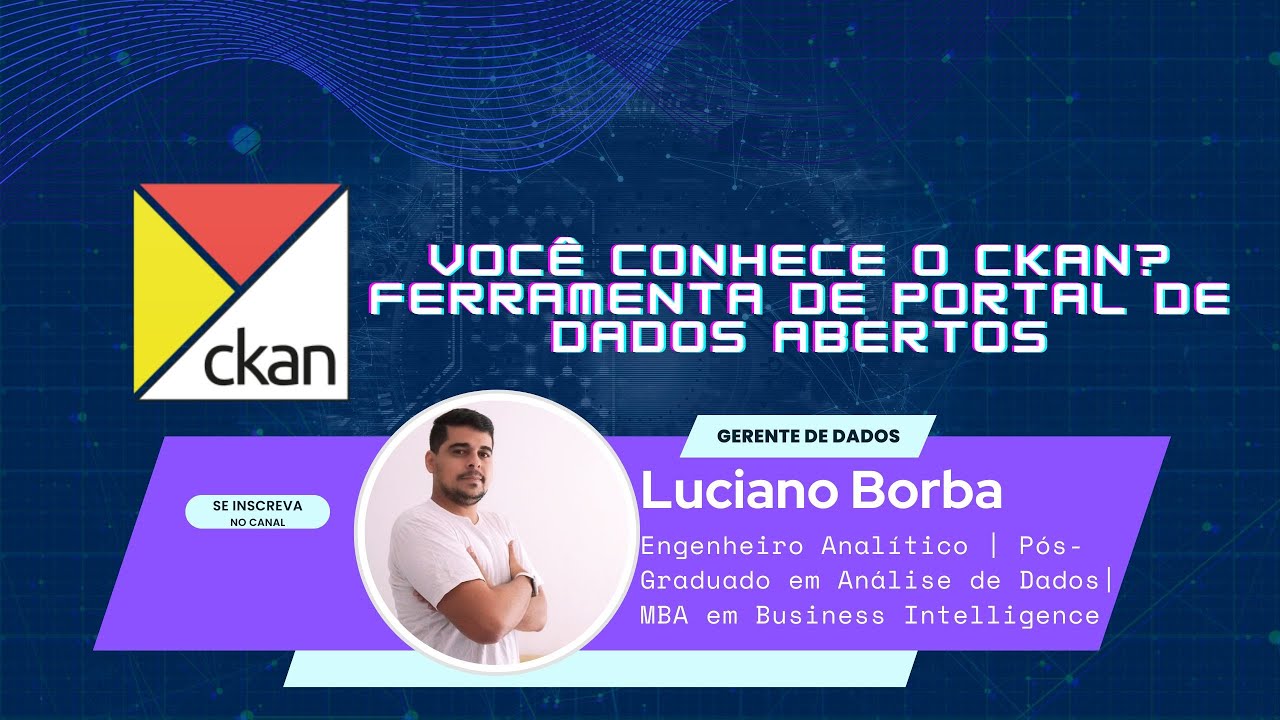 Você Conhece o CKAN? Ferramenta de Portal de Dados - YouTube