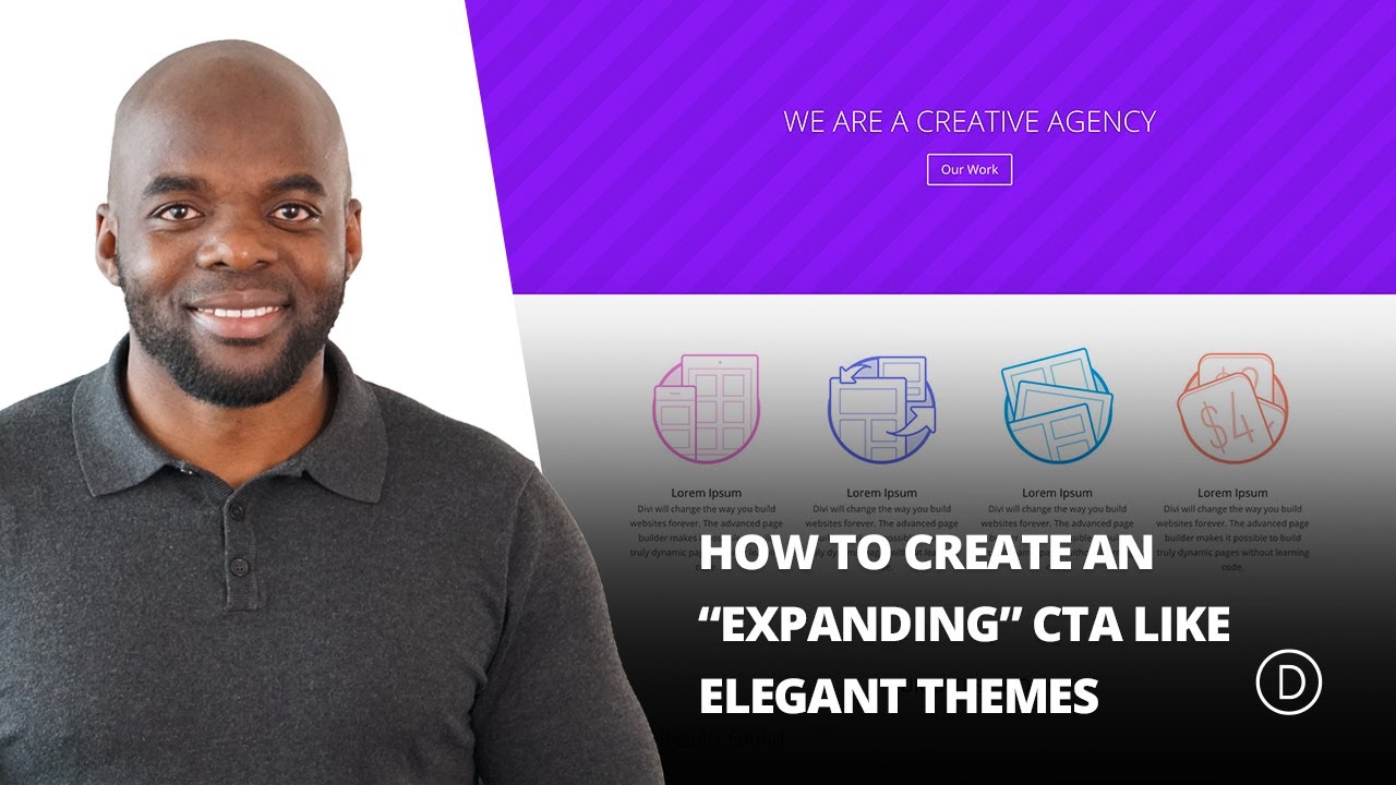 How to Create an Expanding CTA like Elegant Themes - YouTube