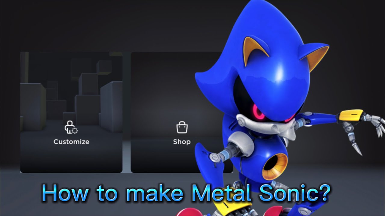 How to make Metal Sonic in Roblox? (Roblox Custom Avatar) - YouTube