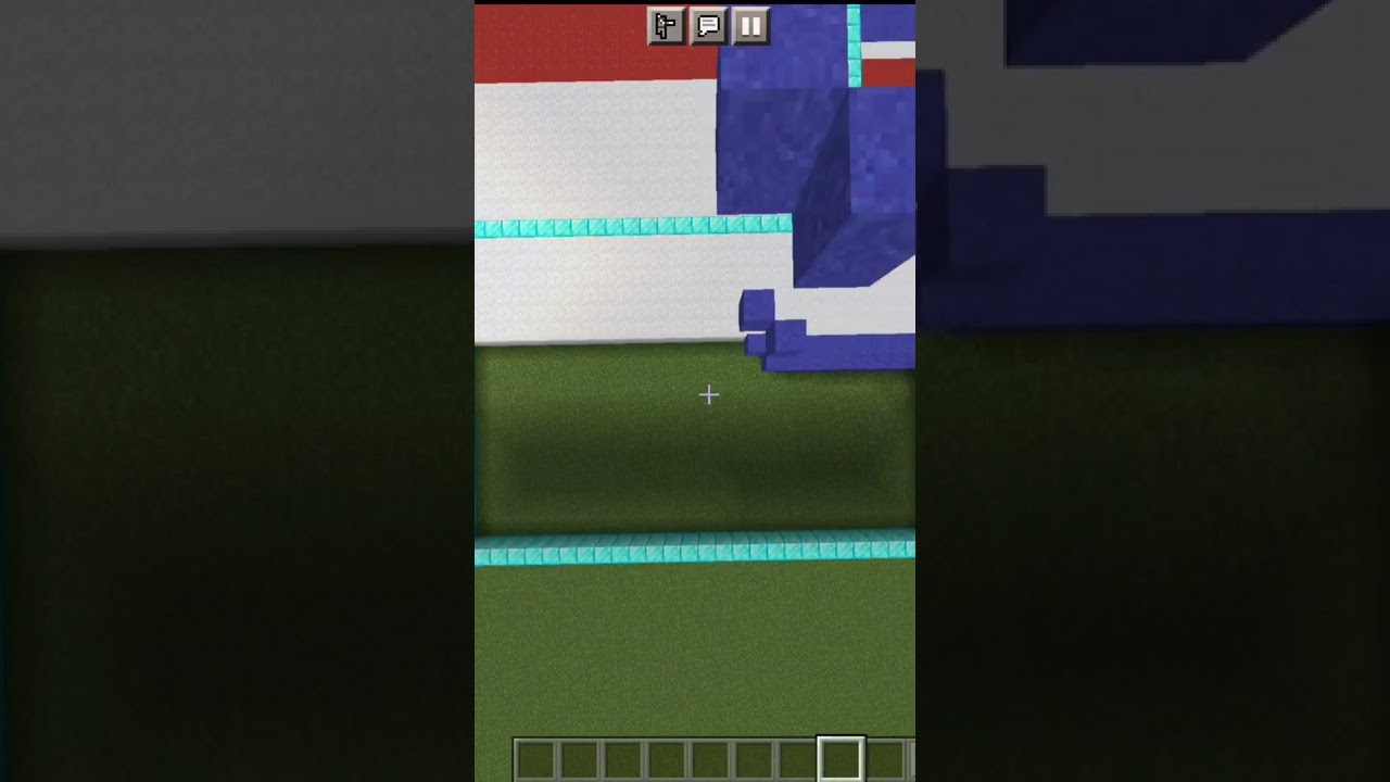 Russia Flag Pixel Art In minecraft 🇷🇺 #shorts #minecraft #creepy444 # ...