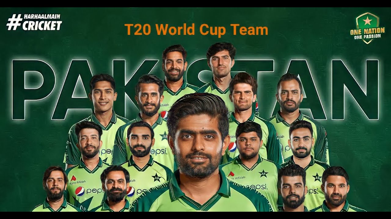 T20 World Cup 2021 Pakistan squard: Pak cricket team For T20 WC Full ...