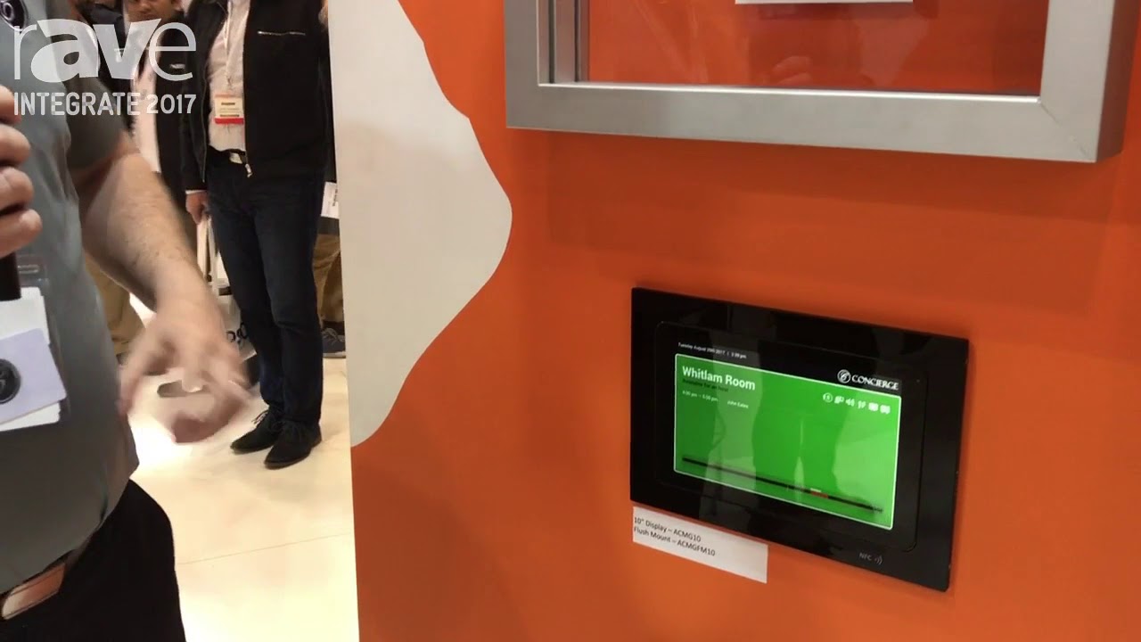 Integrate 2017: Concierge Displays Demos 10-Inch Display In Room ...