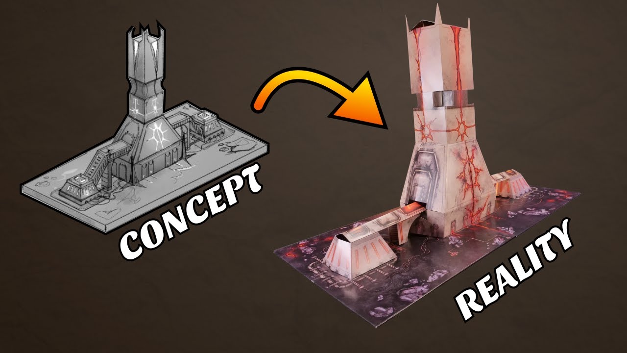 Making Warhammer Terrain from Cardboard? #warhammer40k #warhammer # ...