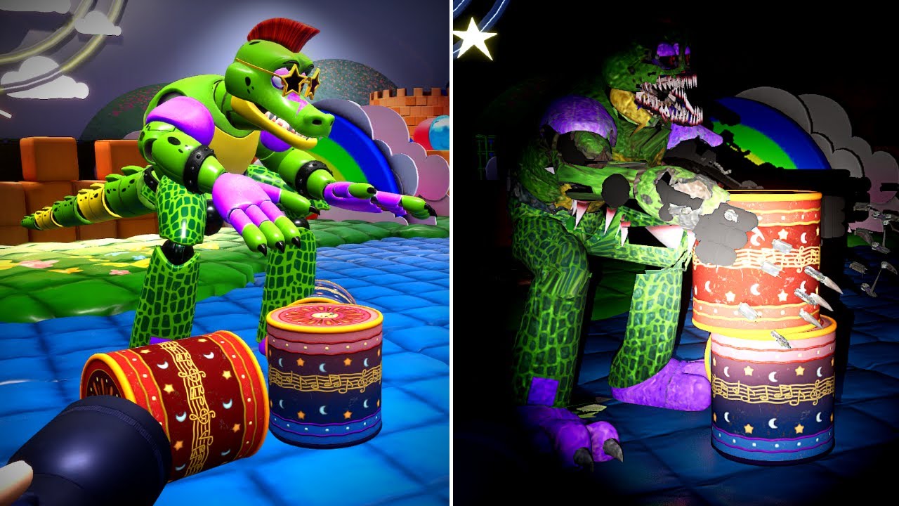 How MONTY and Nightmare MONTY CLEAN UP the MESS made by Gregory [FNAF ...