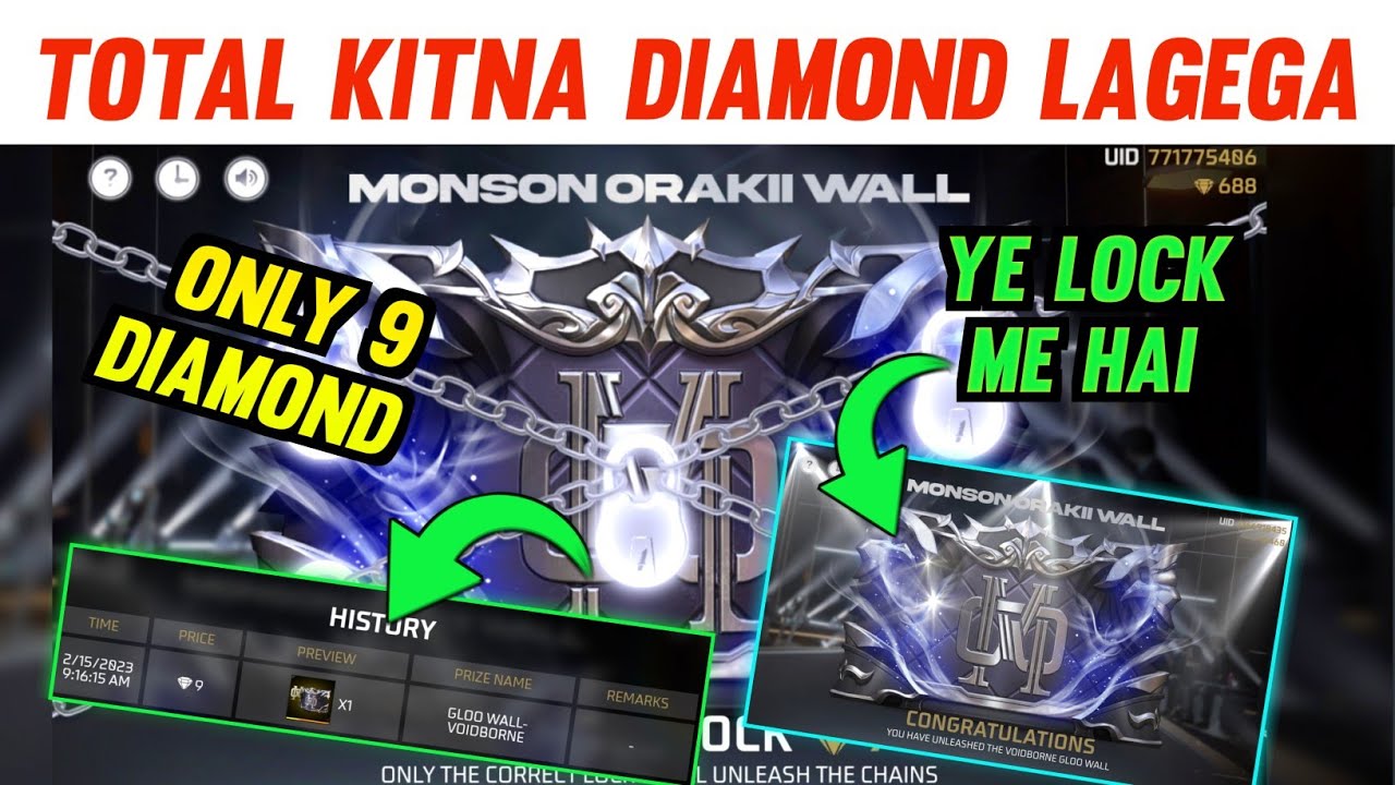 Monson Orakii Wall 9 Diamond Tricks ! Monson Orakii Wall Me Total Kitna ...