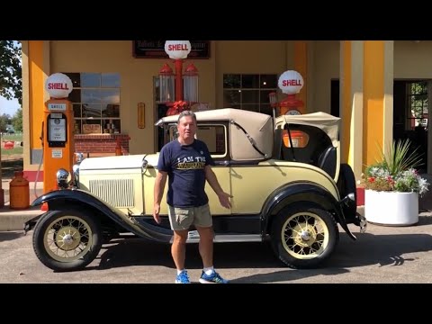 I drove the most famous Ford Model A ever! 1930 Model A Ford Sport ...