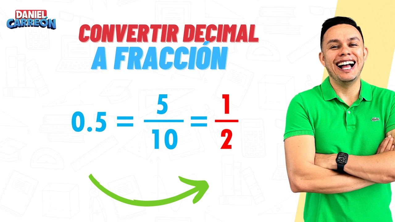 CONVERTIR UNA FRACCIÓN A DECIMAL Super facil - Para principiantes - YouTube