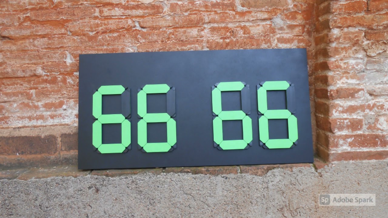 Clever Score modules used to create a simple manual sports scoreboard ...