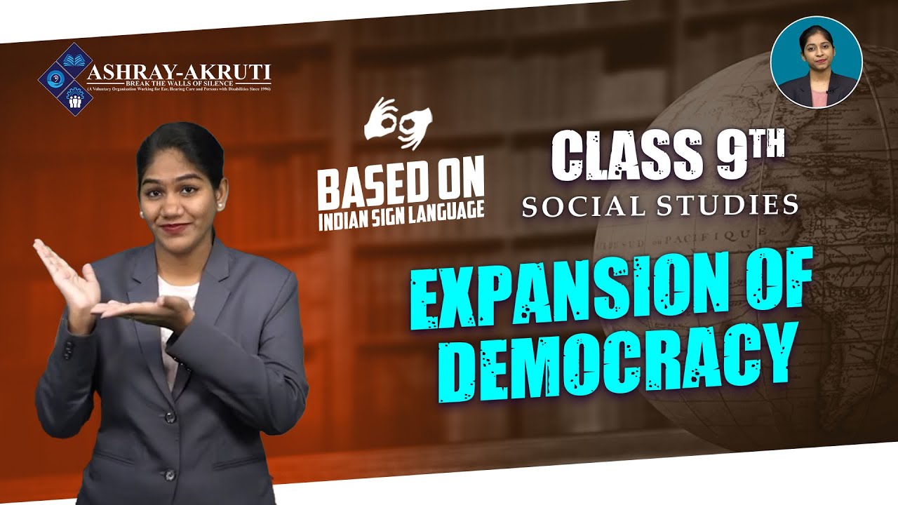 Lesson in sign language for H.I | Class 9th Social studies | Expansion ...