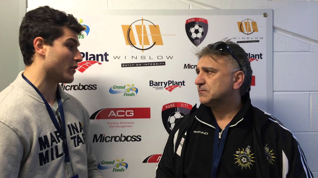 George Katsakis post match interview 24/8/14 - YouTube