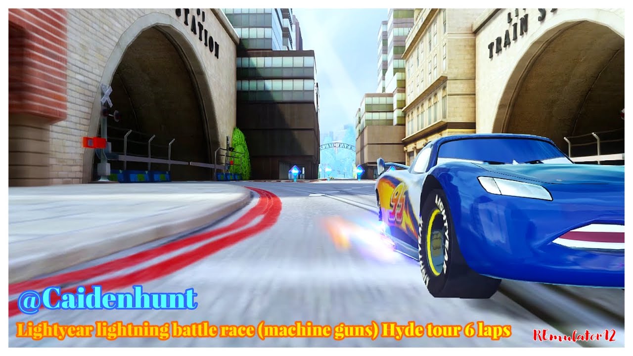 Cars 2 The Video Game | Lightyear Lightning - Battle Race (Machine Guns ...